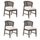 Christopher Knight Home - Dining Chair Rubber Wood with Cane Back ...