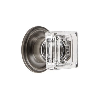 Grandeur CARR-CRYS-KNOB-GEO Carre 1-1/4" Square Crystal Cabinet Knob ...