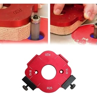 Radius Jig Corner Routing Bit Template, Arc Cutting Auxiliary Tool ...