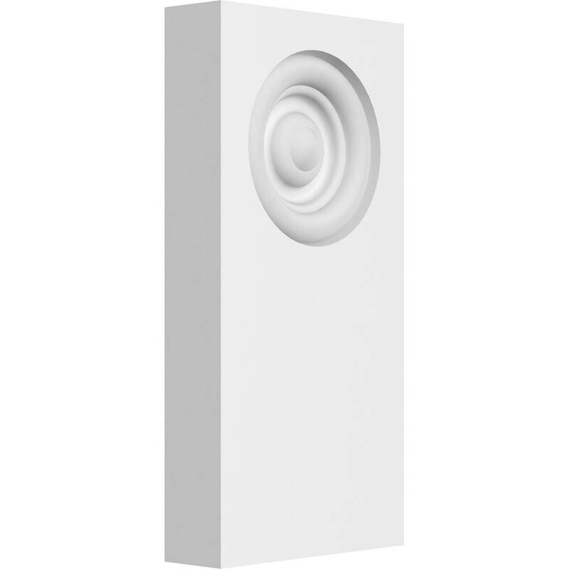 Standard Foster Bullseye Plinth Block w/Square Edge - Overstock - 28303439