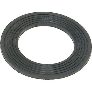 Round Black Overflow Gasket in Rubber - Bed Bath & Beyond - 39111624