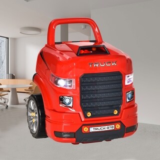 Kids Engine Toy Workshop with 61 Accessories, Sound Effects, Steering ...