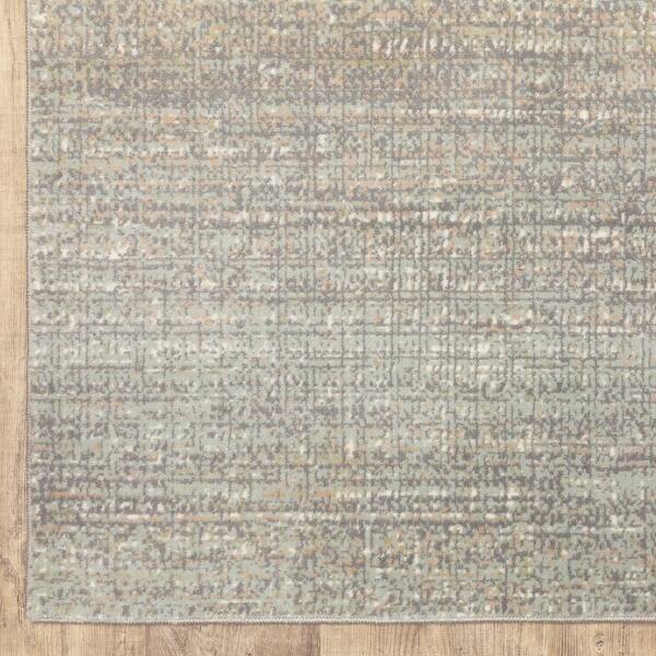 9' x 12' Gray Green Abstract Confetti Indoor Area Rug - 3'6" - Bed Bath ...