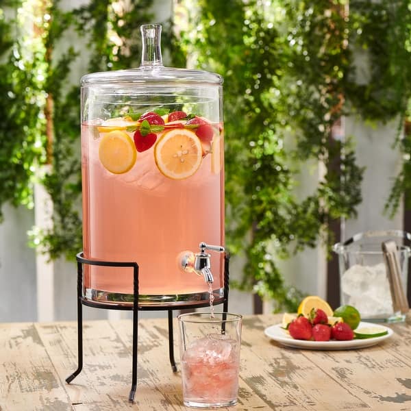 lemonade jug with spout