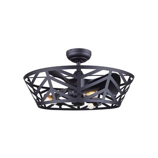 Canarm CF24MAU3 Maud 10.2" 3 Blade Indoor Ceiling Fan with Remote - Bed ...