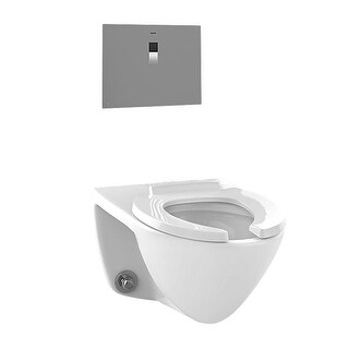 TOTO CT708EV Flushometer Elongated 1.28 GPF Toilet Bowl Only with - Bed ...