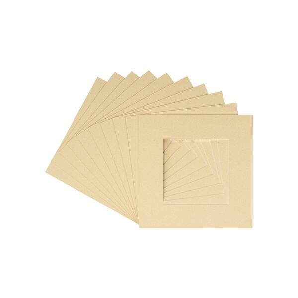 20x20 Mat for 10x10 Photo - Tan Matboard for Frames Measuring 20 x 20 ...