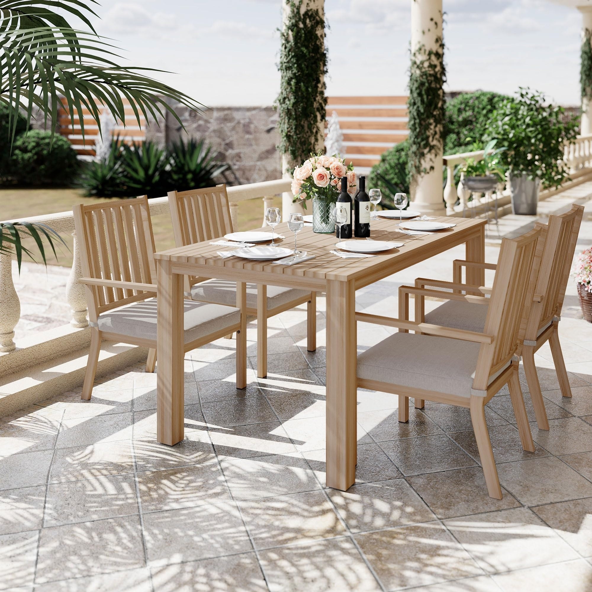 Outdoor dining table for 4 store