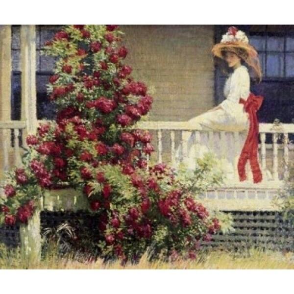 The Crimson Rambler 1908 Philip Leslie Hale Oil On Canvas Pennsylvania ...