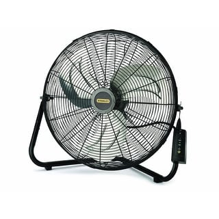 Lasko 655650 Stanley 20 In. High Velocity Floor/Wall Mount Fan with ...