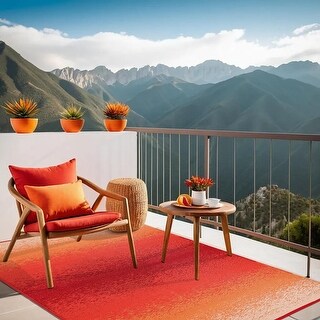 Lush Ambience Murat Indoor Outdoor Plastic Area Rugs- Rectangular - Bed ...