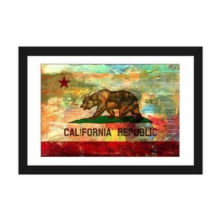 iCanvas "Pattern Fade California Flag" by iCanvas - Bed Bath & Beyond ...
