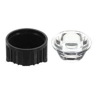 10 Set 20mm 120 Degree LED Lens with Stand Holder for Flashlight, Black ...