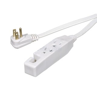 177.17 in.White Plastic Indoor Triple Outlet American Imaginations ...