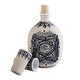 NOVICA Artisan Handblown Ceramic Tequila Decanter Beige Talavera Style ...