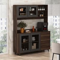 Multifunctional Kitchen Cabinetand Wine Cabinet Wine Glass Rack Pantry ...