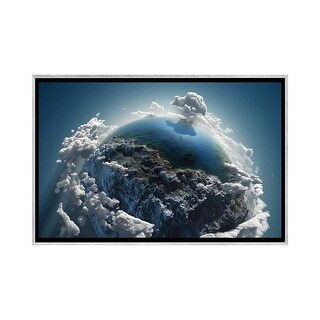 iCanvas "Cloud Earth In Space" by Mike Kiev Framed - Bed Bath & Beyond ...