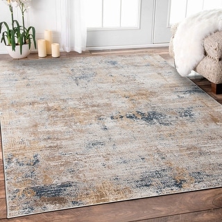 The Gray Barn Longleat Modern Abstract Polyester Blend Area Rug - Bed ...