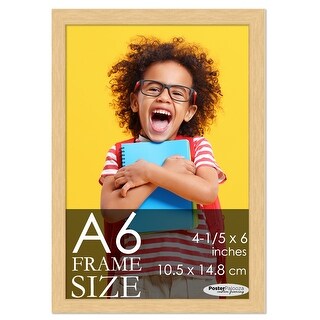 A6 Frame Natural Modern Minimalist - Wooden 4.25x6 Frame - Modern Wood ...