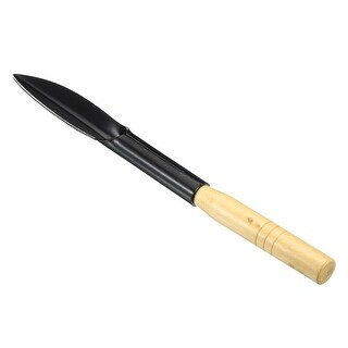 15" Garden Trowel Leaf-Shaped Shovel Pointed Gardening Tools Black ...