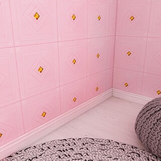 Living Room Bedroom 3D Stereo Wall Sticker SelfAdhesive Ceiling Decor ...