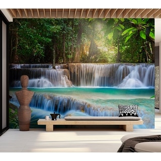 Peel & Stick Landscape Wall Mural - Awakening of Nature - Bed Bath ...