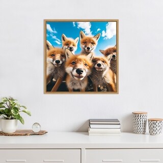 Kate and Laurel Funny Fox Selfie by The Creative Bunch Studio - Bed ...