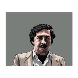 Cartoon Marijuana Pablo Escobar People Unframed Wall Art Print/Poster ...