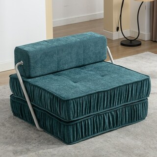 Modern Convertible Modular Single Sofa Chenille Fabric Sofa with ...