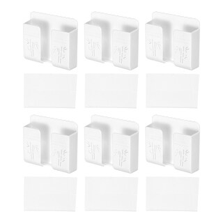 Remote Control Holder Wall Mounted Organizer Hole-Free Box w Adhesive ...