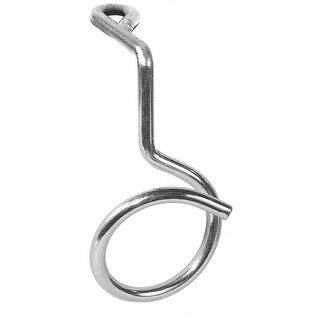 2 Pcs, Bridle Ring, 1-1/2 in. Loop, Screw Mount, Zinc Plated Steel ...