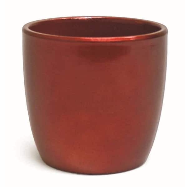 Metallic Red Painted Planter - Bed Bath & Beyond - 36881909