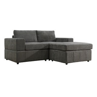 Grey Microfiber 3-Piece Living Room Sofa Set - Bed Bath & Beyond - 39851527