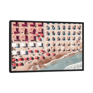 iCanvas "Red Umbrellas II" by Radu Bercan Framed - Bed Bath & Beyond ...