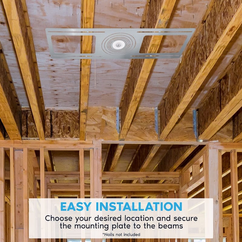 Luxrite Construction Rough-In Mounting Plate, 2-3-3.75-4-5-6 Inch ...