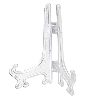 4 Inch Display Stand Holders Display Picture PS Plastic Clear Pack of ...
