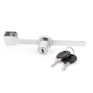 Display Showcase Drawer Window Locking Glass Push Door Lock w 2 Keys ...