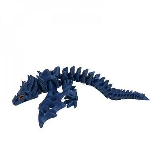 3D Printed Sparkly Blue Zombie Dragon Figurine - Bed Bath & Beyond ...