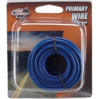ROAD POWER 17 Ft. 14 Ga. PVC-Coated Primary Wire, Blue - 1 Each - Bed ...