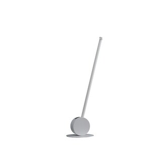 HomeRoots 23" White Metal Leaning Stick LED Table Lamp - 5 - Bed Bath ...