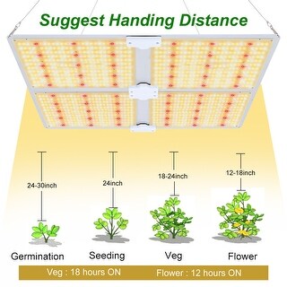 4000W Full LM 301B Indoor Grow Light(LED) - Silver - Bed Bath & Beyond ...