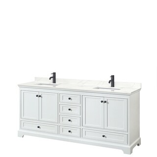 Deborah 80-inch Double Vanity, Quartz Top - Bed Bath & Beyond - 39583961