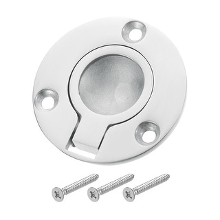 Flush Ring Pull Handle, 316 Stainless Steel Round Recessed Door Pull ...