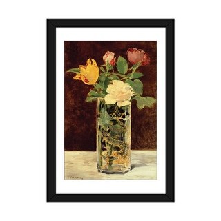 iCanvas "Roses and Tulips in a Vase, 1883" by Edouard Manet - Bed Bath ...
