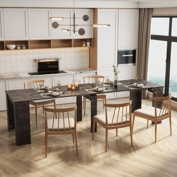 Foldable floor dining table store