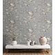 Seabrook Designs Alice Crane Toile Unpasted Wallpaper - Bed Bath ...