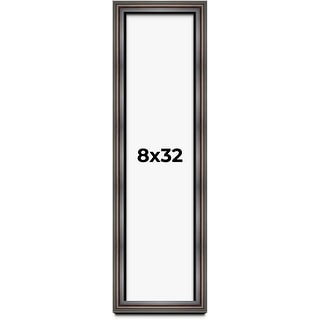 8x32 Shadow Box Frame Brown Cherry | 2.625 Inches Deep Pine Wood - Bed ...