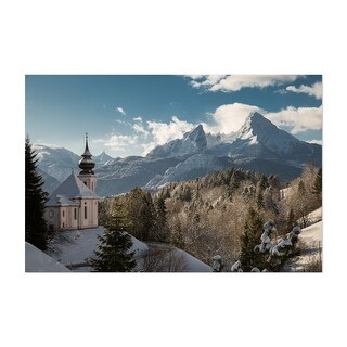 Maria Gern Bavaria Germany Maria Gern Winter Nature Art Print/Poster ...