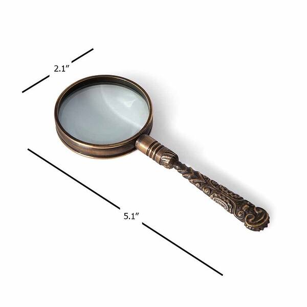 Authentic Models Kendrix Instruments Rococo Magnifier, Bronze - Bed ...
