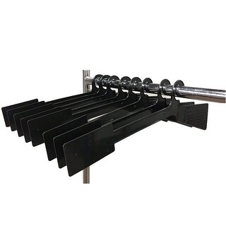 Black Extra Long Stockroom Rail Divider with Straight Body - Bed Bath ...
